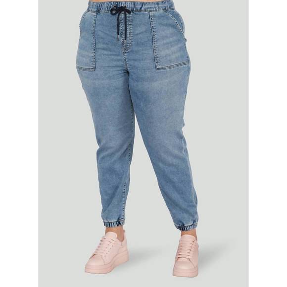 Dex | Pants & Jumpsuits | New Dex Plus Denim Jogger In Denim | Poshmark